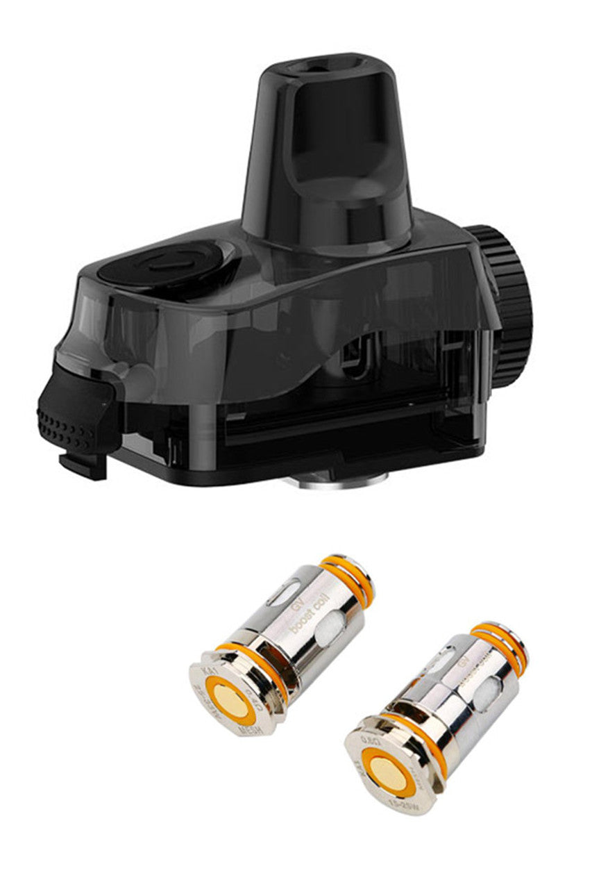 Geekvape Aegis Boost Replacement Pod & 2 Coils | bearsvapes.co.uk ...