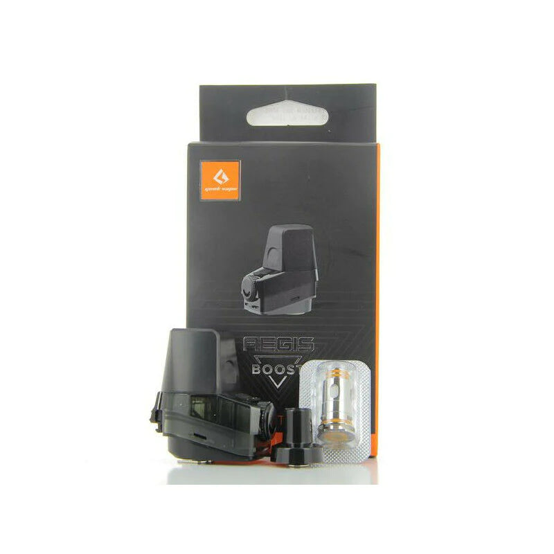 Geekvape Aegis Boost Replacement Pod & 2 Coils | bearsvapes.co.uk ...